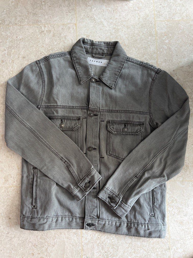 Topman Denim Jacket, Men's Fashion, Coats, Jackets and Outerwear on ...