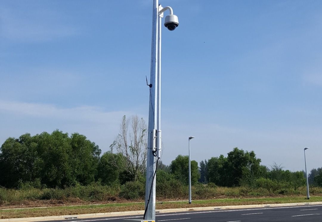 Traffic Flow Monitoring Camera | LTA Analysis Remote 4G Solar CCTV Sim ...