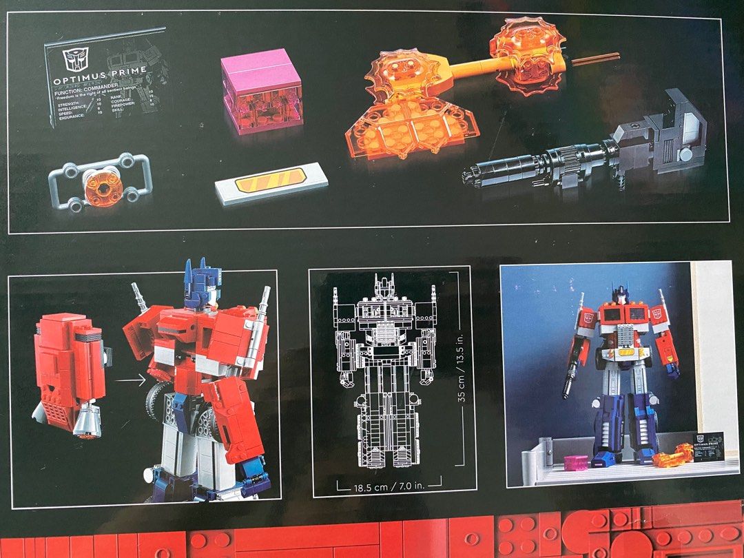 Transformers Optimus Prime Blocks, Hobbies & Toys, Toys & Games on ...
