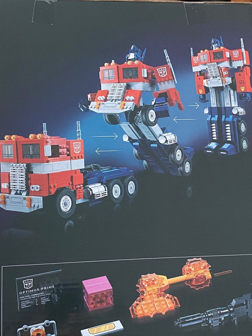 Transformers Optimus Prime Blocks, Hobbies & Toys, Toys & Games on ...