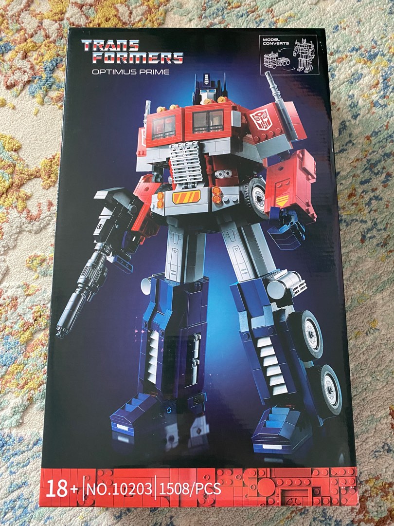 Transformers Optimus Prime Blocks, Hobbies & Toys, Toys & Games on ...