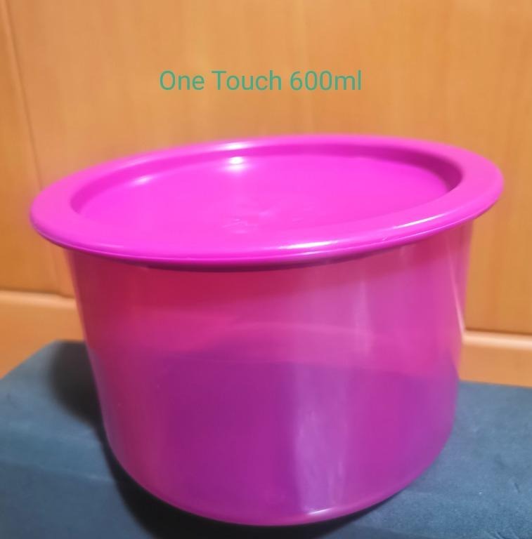 Tupperware One Touch 600ml, Furniture & Home Living, Kitchenware ...