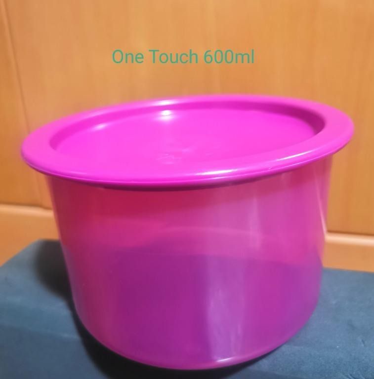 Tupperware One Touch 600ml, Furniture & Home Living, Kitchenware ...