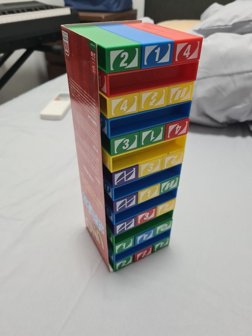 UNO Stacko, Hobbies & Toys, Toys & Games on Carousell