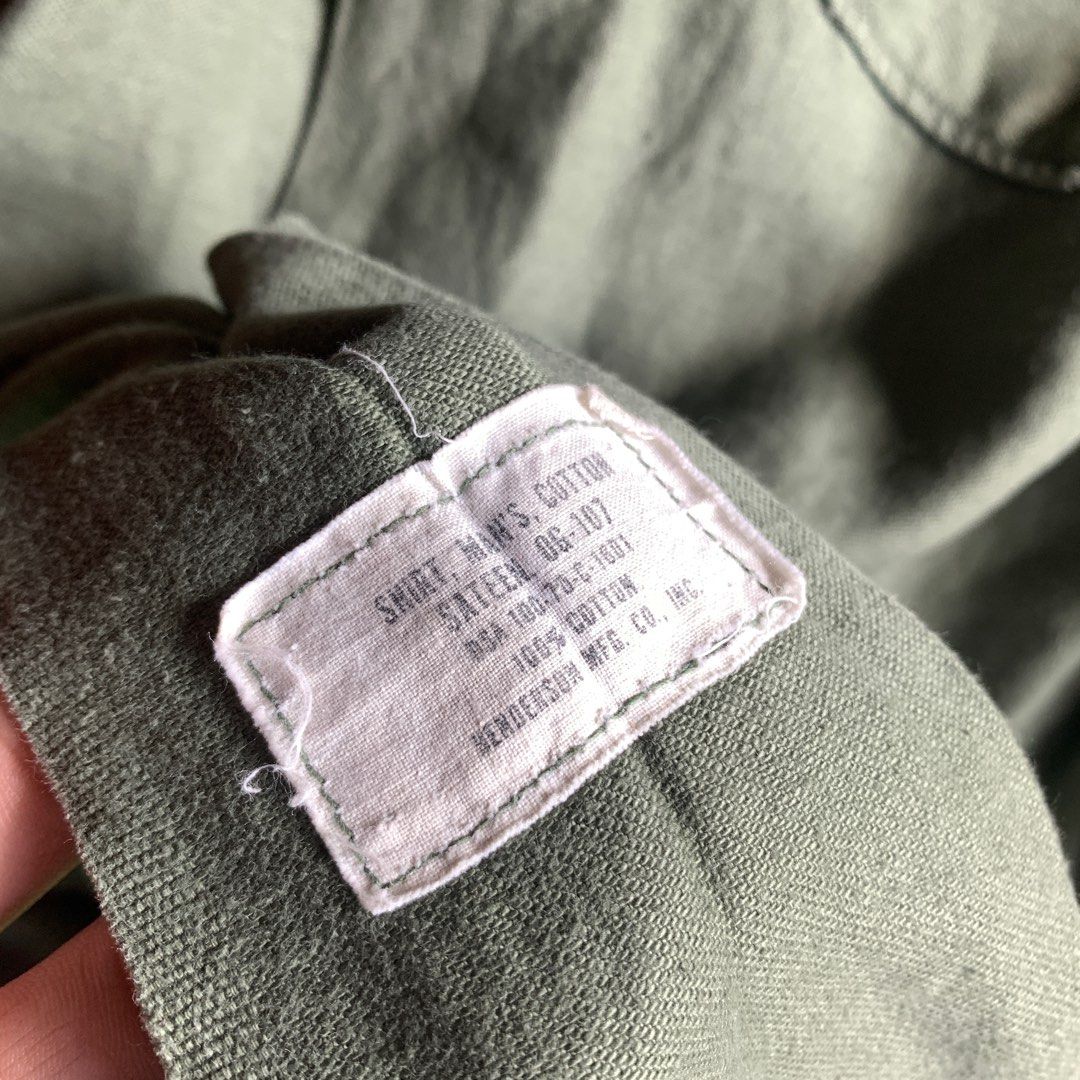 US ARMY OG-107 Fatigue Shirt, Men's Fashion, Tops & Sets, Tshirts ...