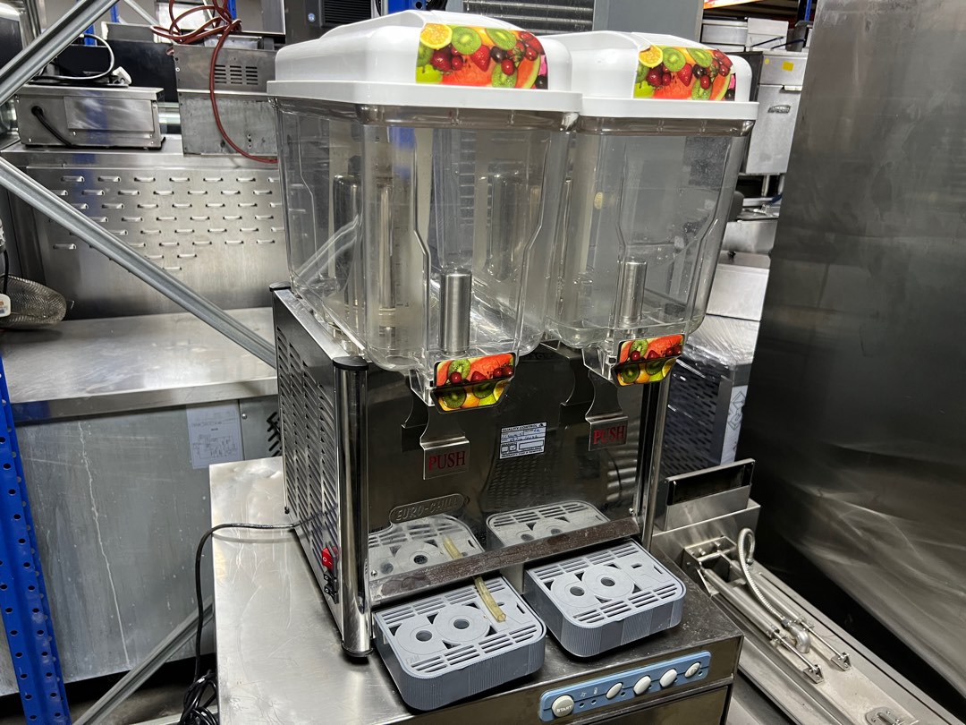 Very New Eurochill Twin Tank Juice Dispenser, TV & Home Appliances ...