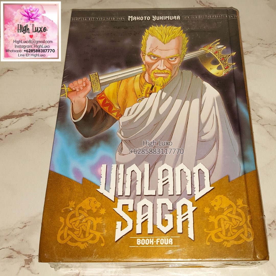 Vinland Saga Manga Volume 4 Hardcover Book Hardcover Hard Cover HC Makoto Yukimura Manga Seri ...