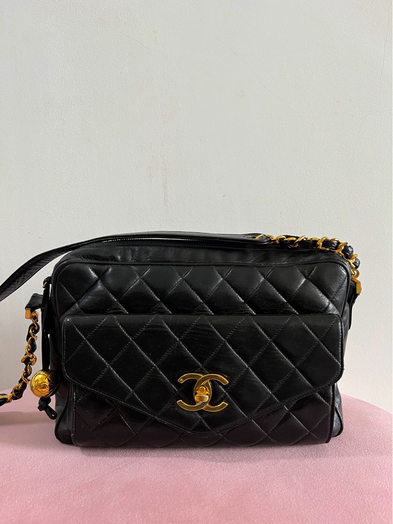 Vintage Chanel messenger sling bag, Luxury, Bags & Wallets on Carousell