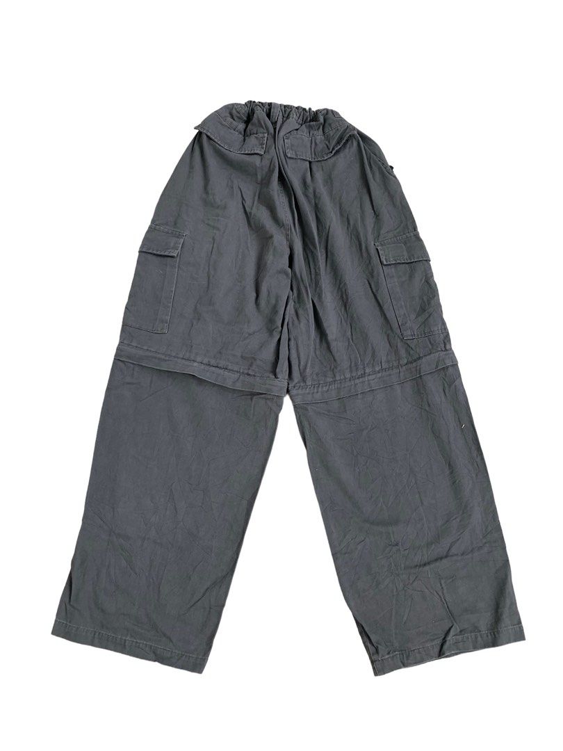 Vintage Parachute Baggy Cargos convertible, Men's Fashion, Bottoms, Trousers on Carousell