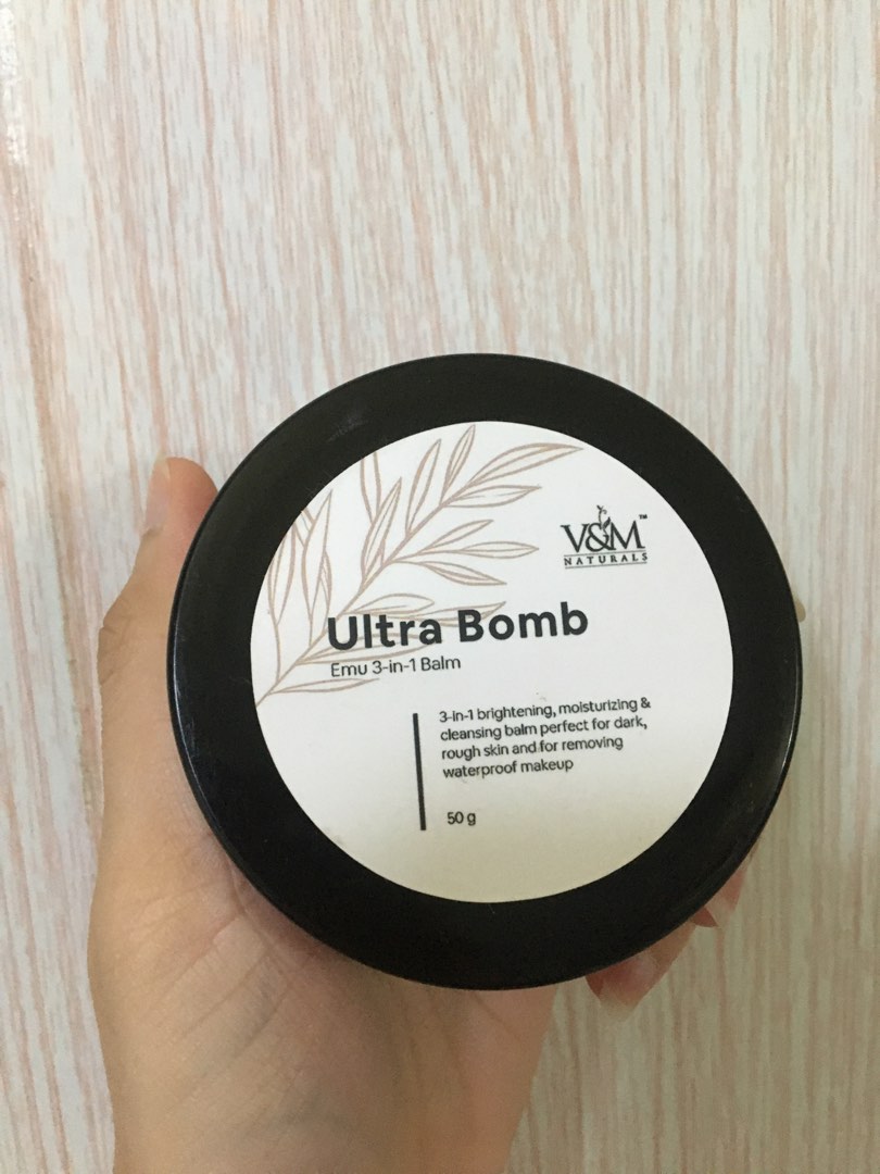 V&M Ultra Bomb Cleansing Balm, Beauty & Personal Care, Face, Face Care ...