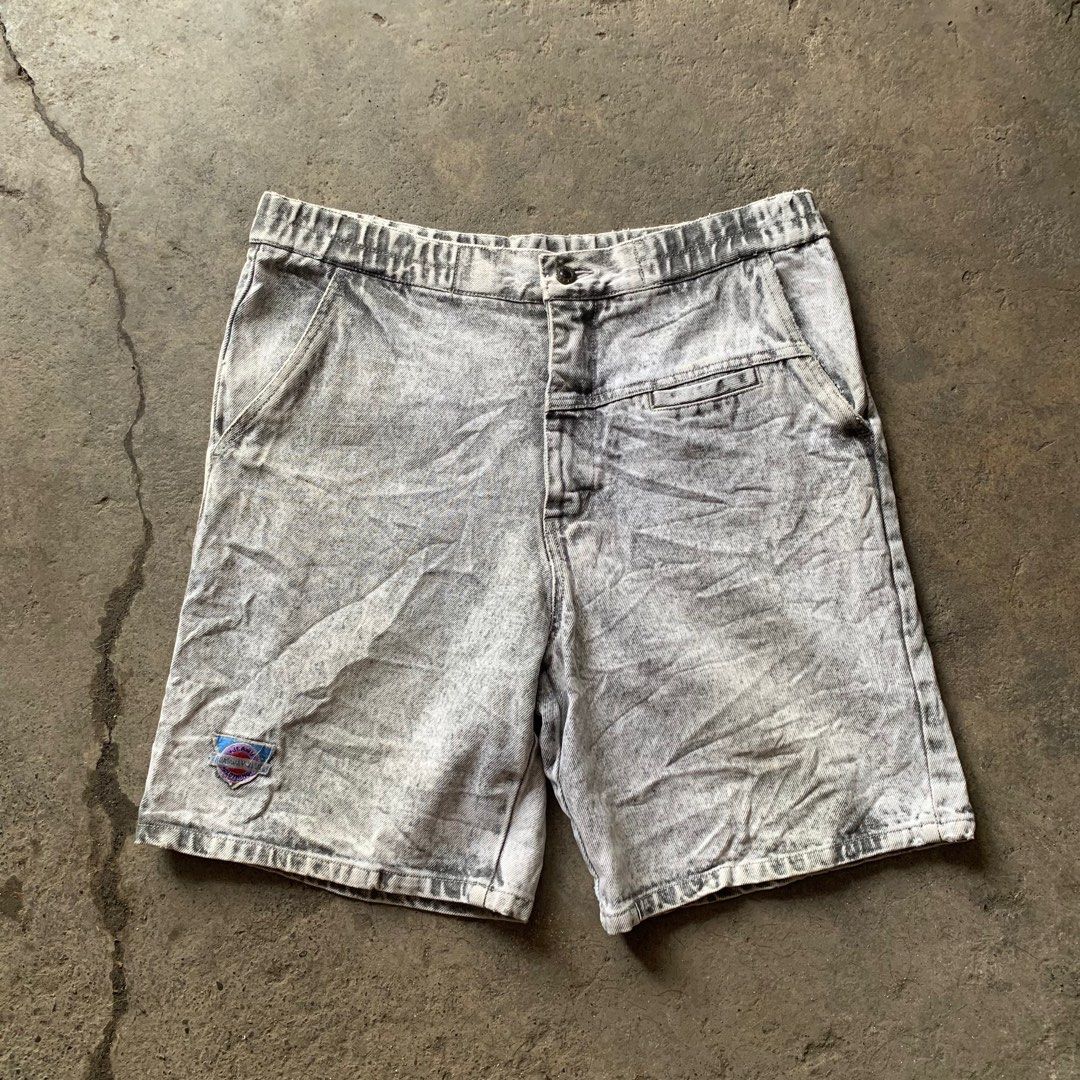 Vtg Acid denim wash jorts, Men's Fashion, Bottoms, Shorts on Carousell