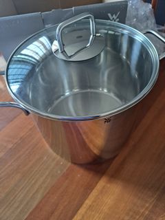 WMF 20cm Stainless Steel Pot, Furniture & Home Living, Kitchenware ...