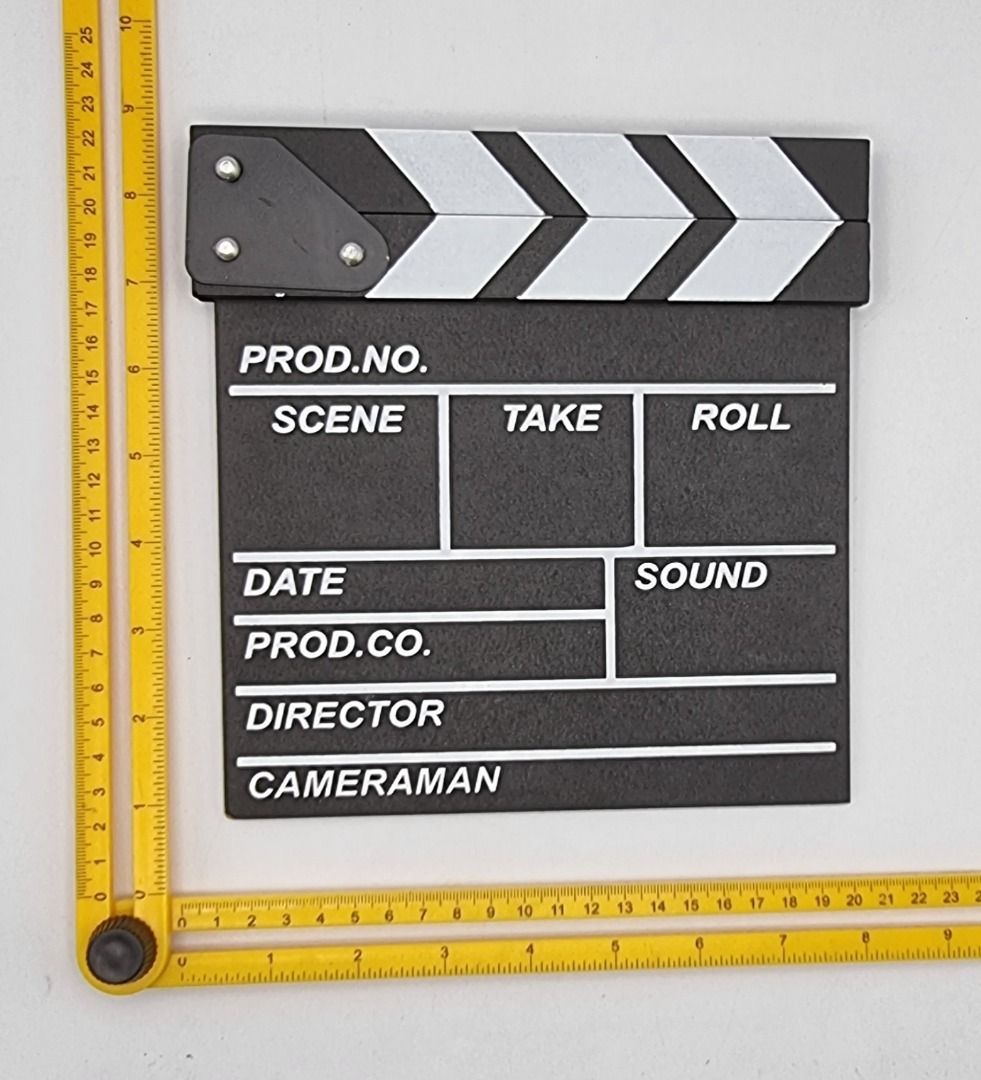 Wooden Movie Clap Board Director Film Movie Cut Action Scene Slate ...