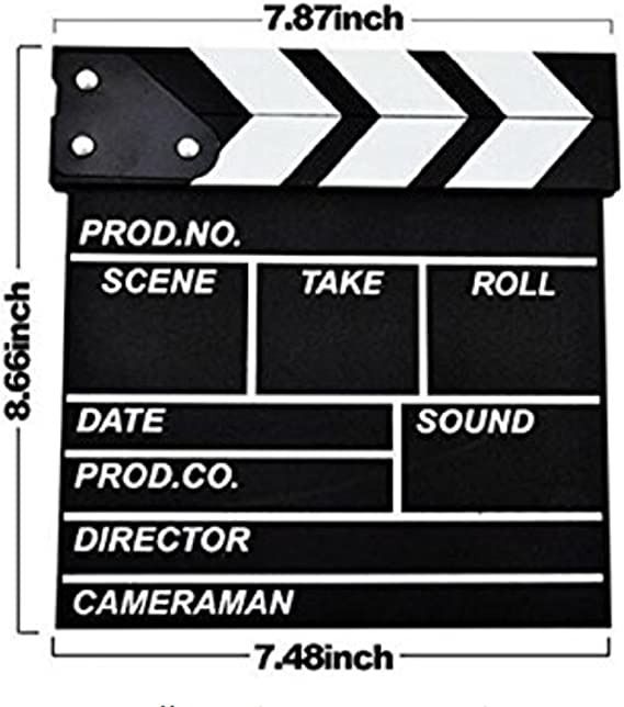 Wooden Movie Clap Board Director Film Movie Cut Action Scene Slate ...