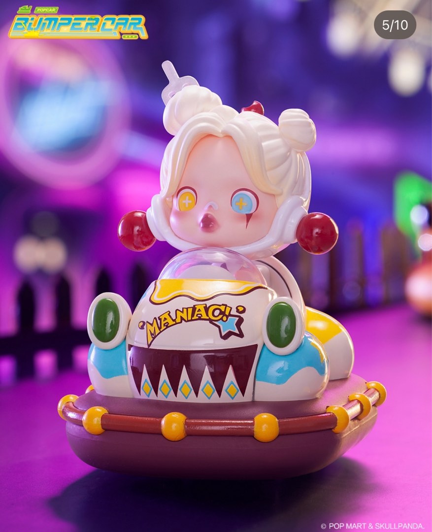 WTT Popmart Bumper Car Skullpanda, Hobbies & Toys, Toys & Games on ...