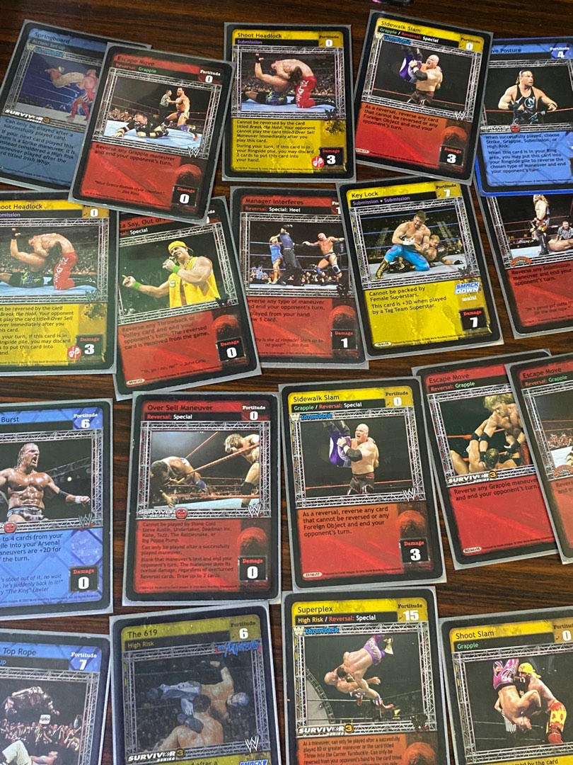 WWE Card, Hobbies & Toys, Toys & Games on Carousell