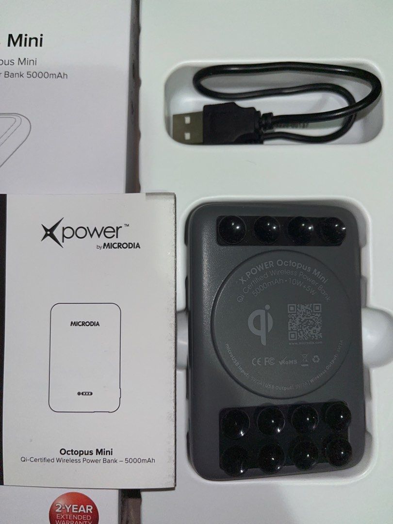X power octopus mini qi certified wireless power bank, Mobile Phones ...
