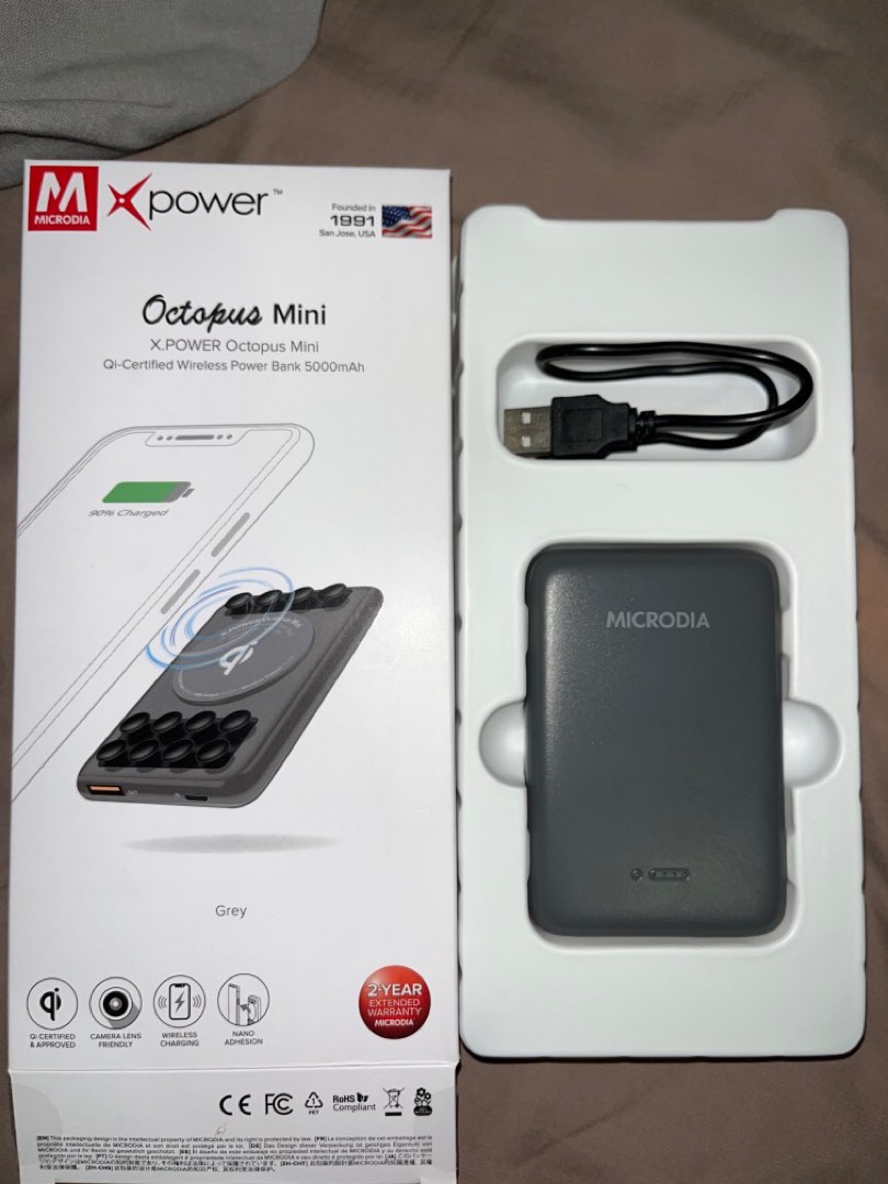 X power octopus mini qi certified wireless power bank, Mobile Phones ...