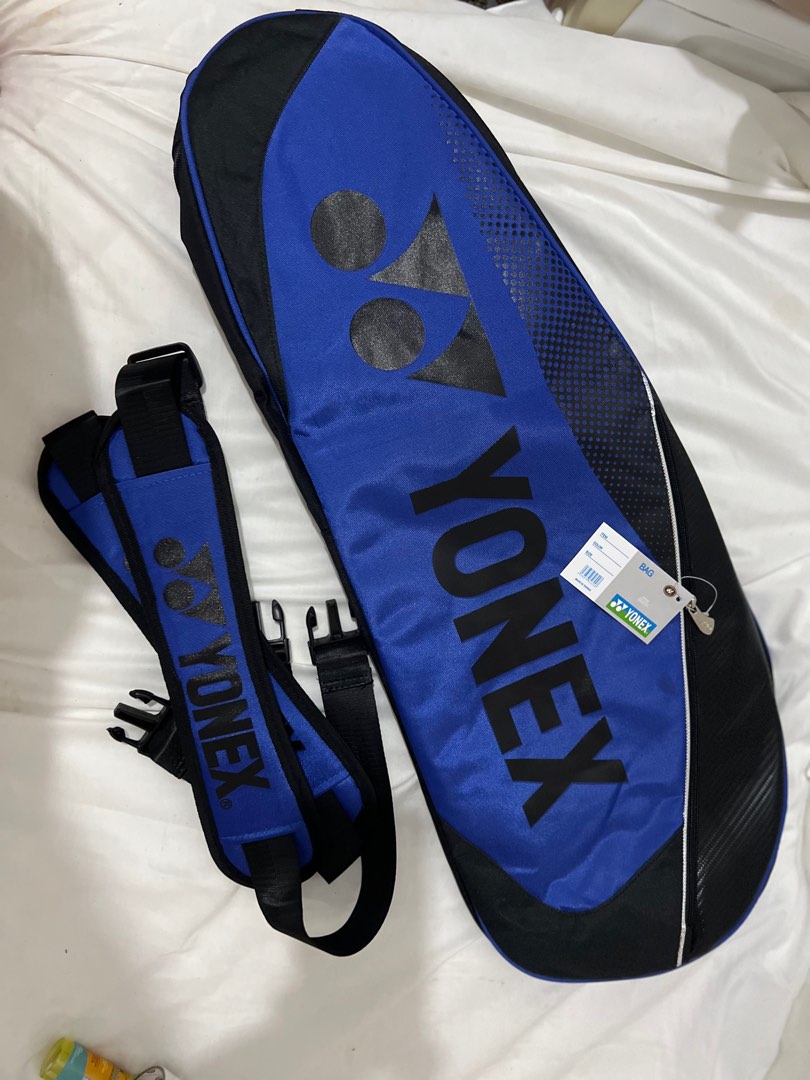 Yonex blue bag w/ sling, Sports Equipment, Other Sports Equipment and ...