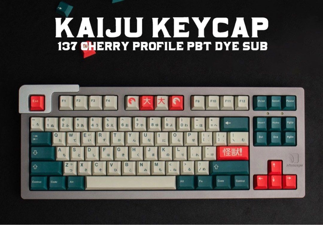 130 Keys Kaiju Keycaps Mechanical Keyboard (Free delivery), Computers ...