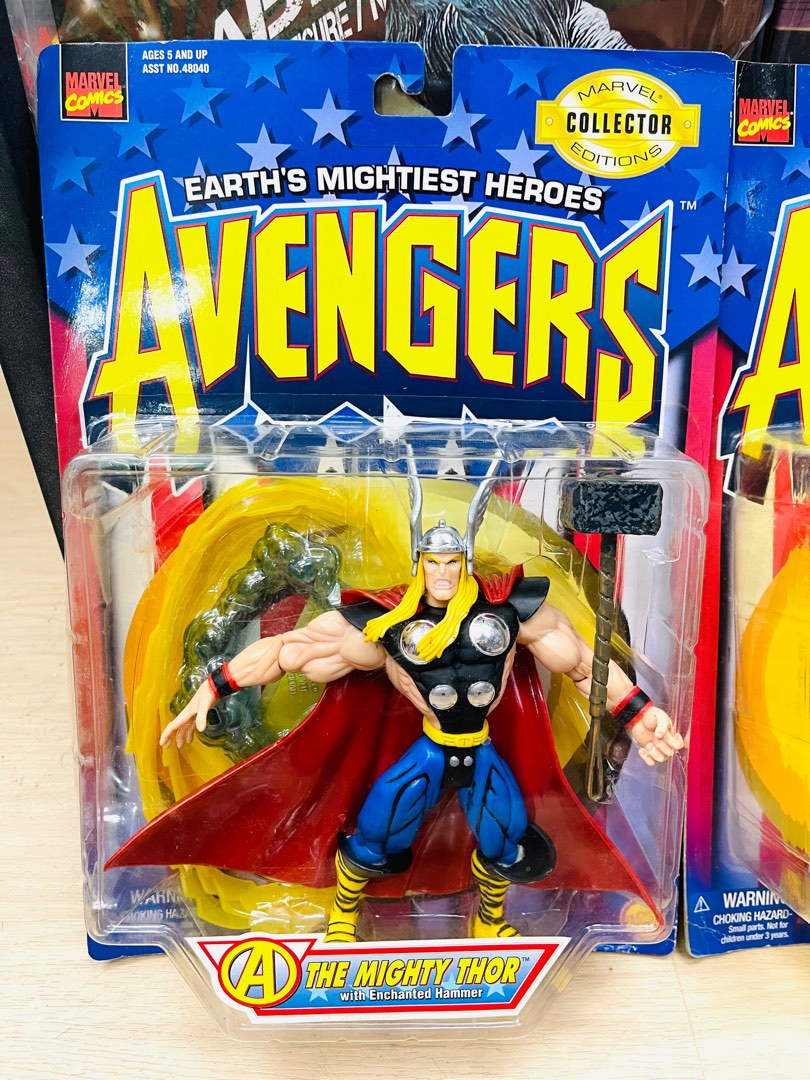 1997 Vintage Toybiz Marvel Collector Series - Thor & Loki, Hobbies ...