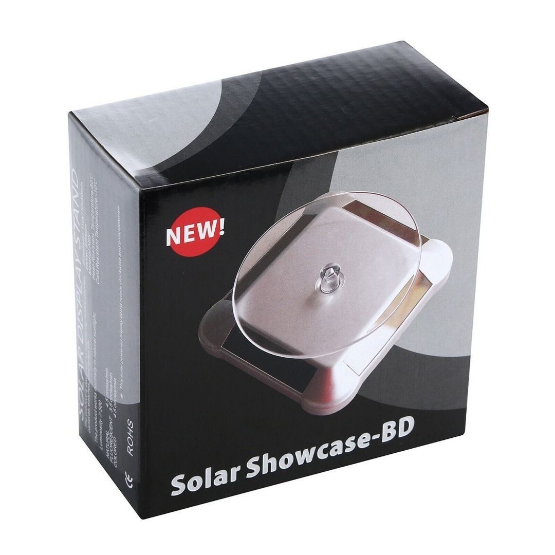 [3427] Solar Showcase-BD 360° Rotating Turntable Display Stand ...