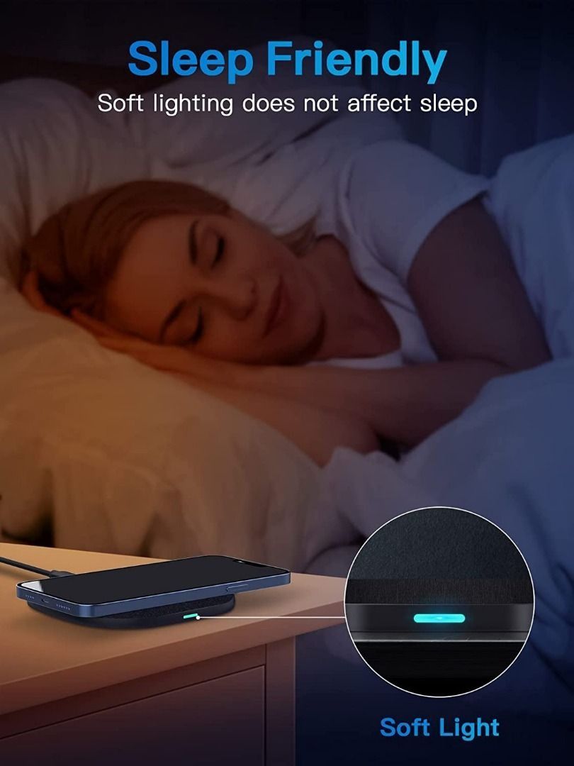 [3429] AGPTEK TS01 Fast Charge Wireless Charging Pad, Mobile Phones ...