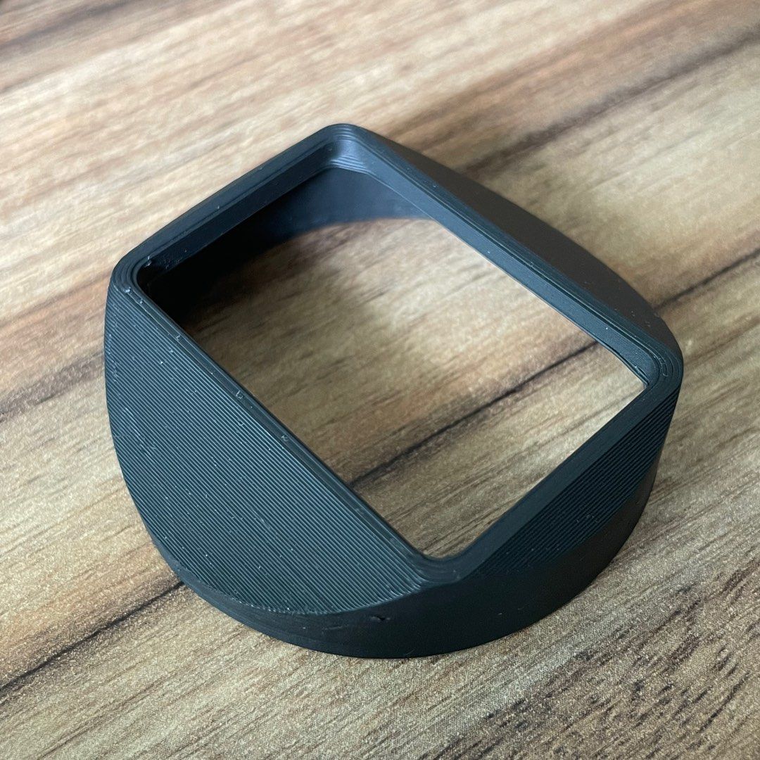 3D printed Rectangle lens hood 49mm, Photography, Photography ...