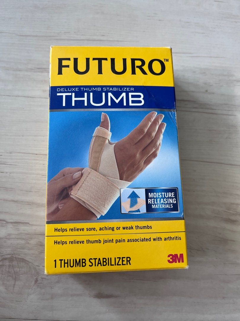 3M Futuro Deluxe Thumb Stabilizer, Health & Nutrition, Braces, Support ...