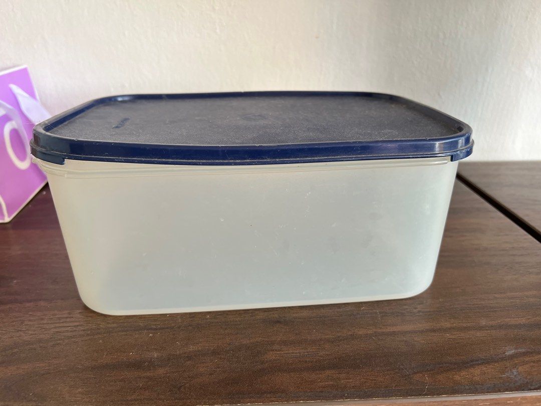 4.3ltr tupperware container - well used. giving a free thermal flask ...