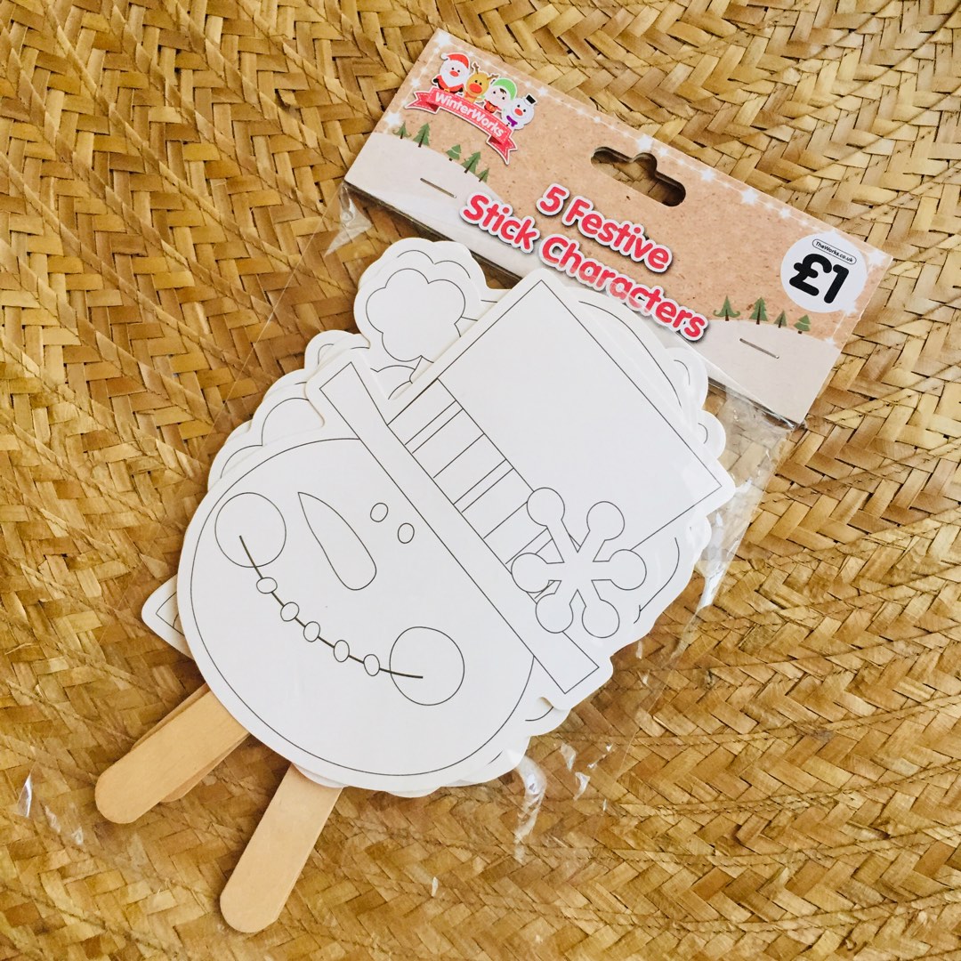 5 Festive Stick Characters, Hobbies & Toys, Stationary & Craft ...