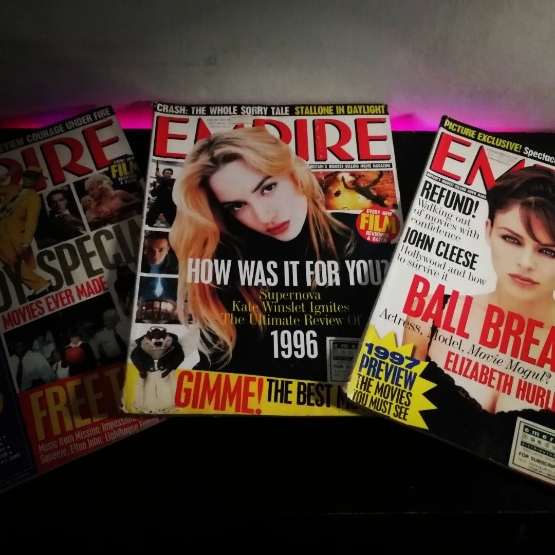 90s Vintage European Film Magazines Set, Hobbies & Toys, Books ...