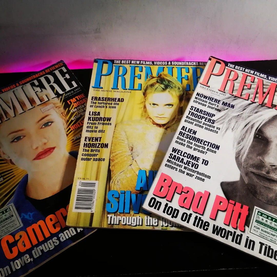 90s Vintage European Film Magazines Set, Hobbies & Toys, Books ...