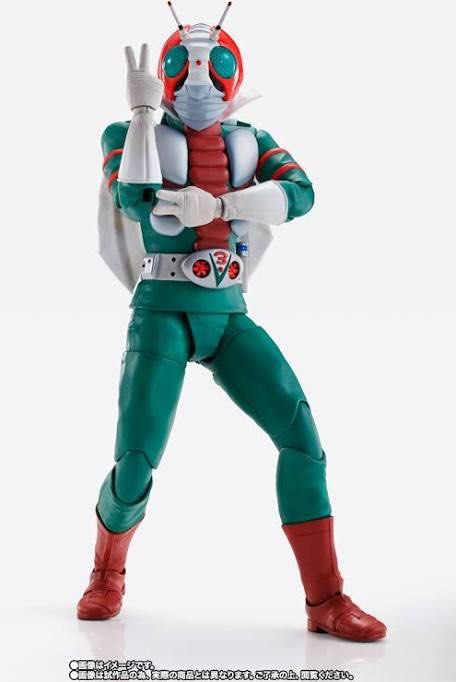 行版 魂限 Shf 真骨彫 幪面超人 V3 MASKED RIDER V3 真骨雕 假面騎士 KAMEN RIDER figure, 興趣及遊戲, 玩具 & 遊戲類 - Carousell