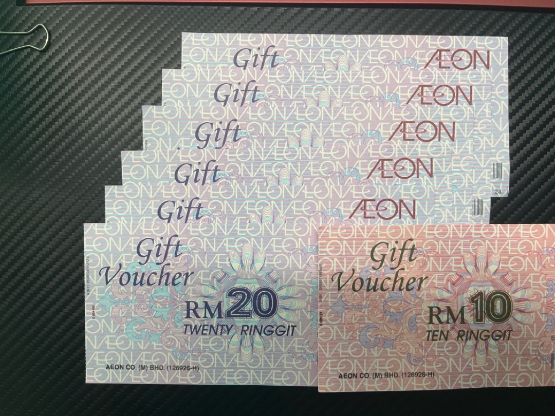 AEON Gift Voucher, Tickets & Vouchers, Vouchers on Carousell