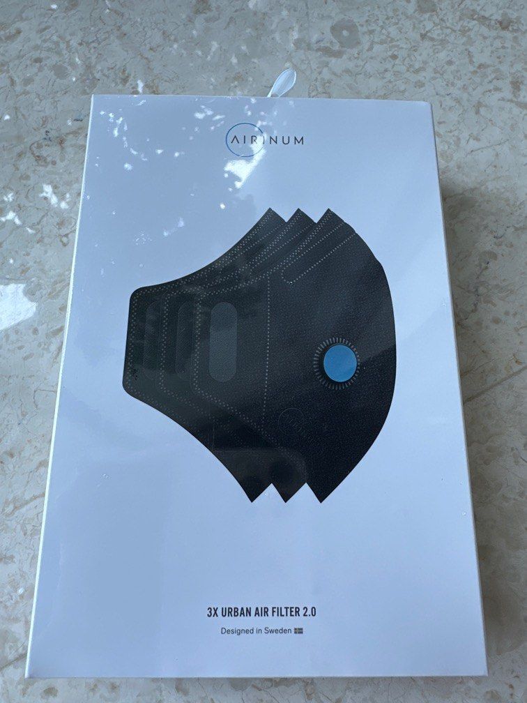 Airinum Urban Air Filter, Health & Nutrition, Face Masks & Face Shields ...