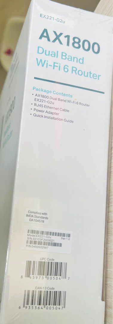 Asus AX1800 Dual Band Wi -Fi Router Box piece, Computers & Tech, Parts ...