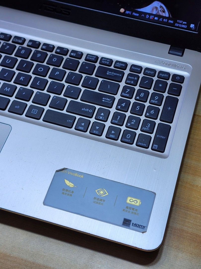 Asus vivobook X540UBR Core i5-8Th Gen 8Gb Ram 128Gb SSD Nvidia Geforce ...