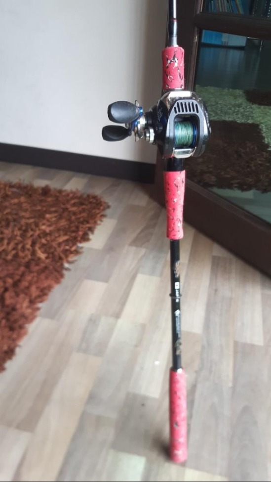 Baitcaster with Akimospin Rod!!, Sports Equipment, Exercise & Fitness ...