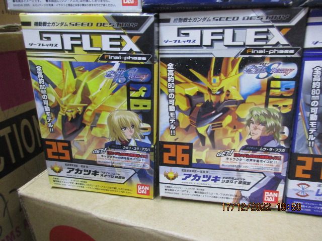 Bandai萬代機動戰士高達特種 命運Gundam GFlex Final Phase系列 一套18盒渣古 Zaku Gunner 曉 脈衝 ...