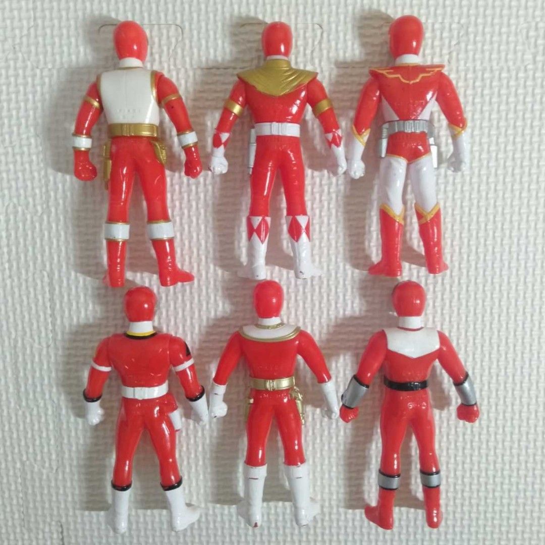 Bandai Red Sentai Sofubi, Hobbies & Toys, Toys & Games on Carousell