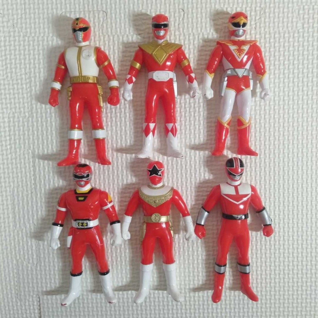 Bandai Red Sentai Sofubi, Hobbies & Toys, Toys & Games on Carousell