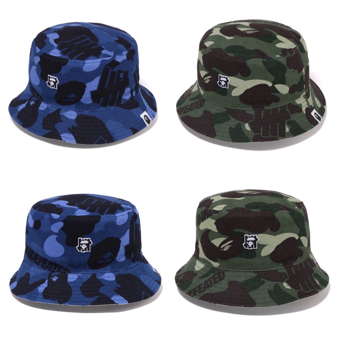 Bape x Undefeated Camo Bucket Hat, Men's Fashion, Watches & Accessories ...