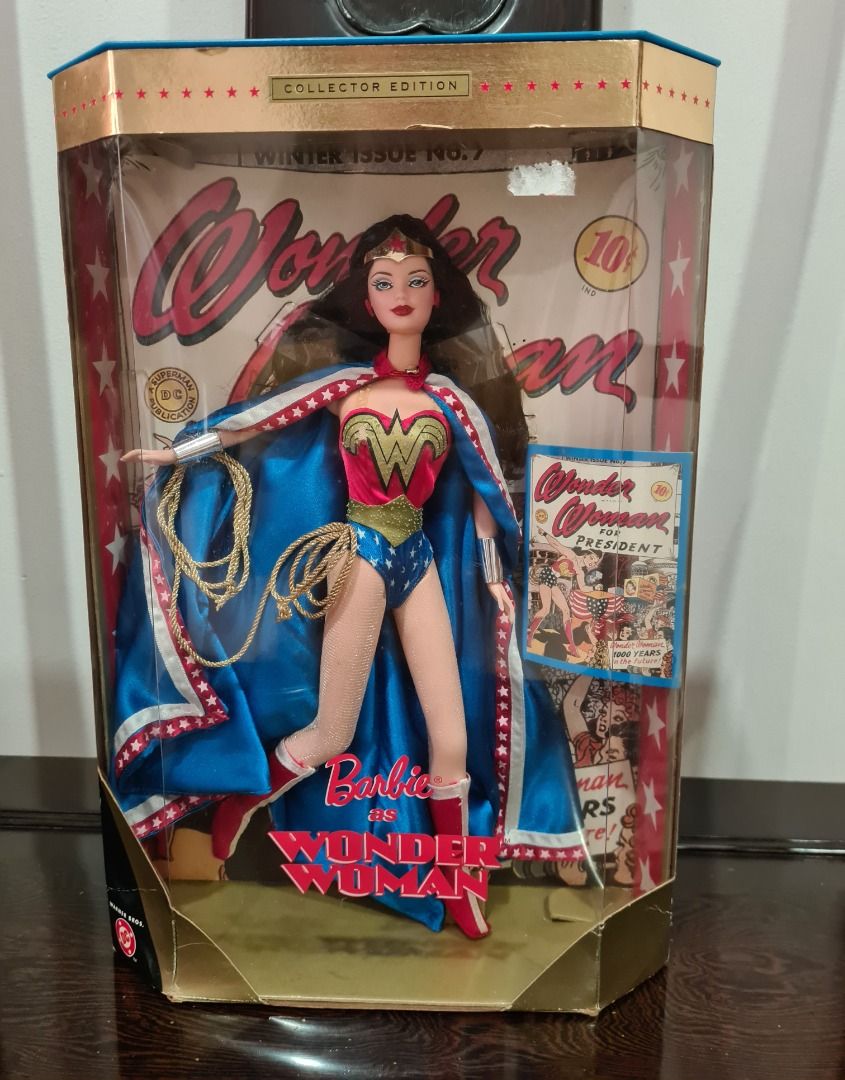 Barbie doll wonder woman collector, Hobbies & Toys, Toys & Games on ...