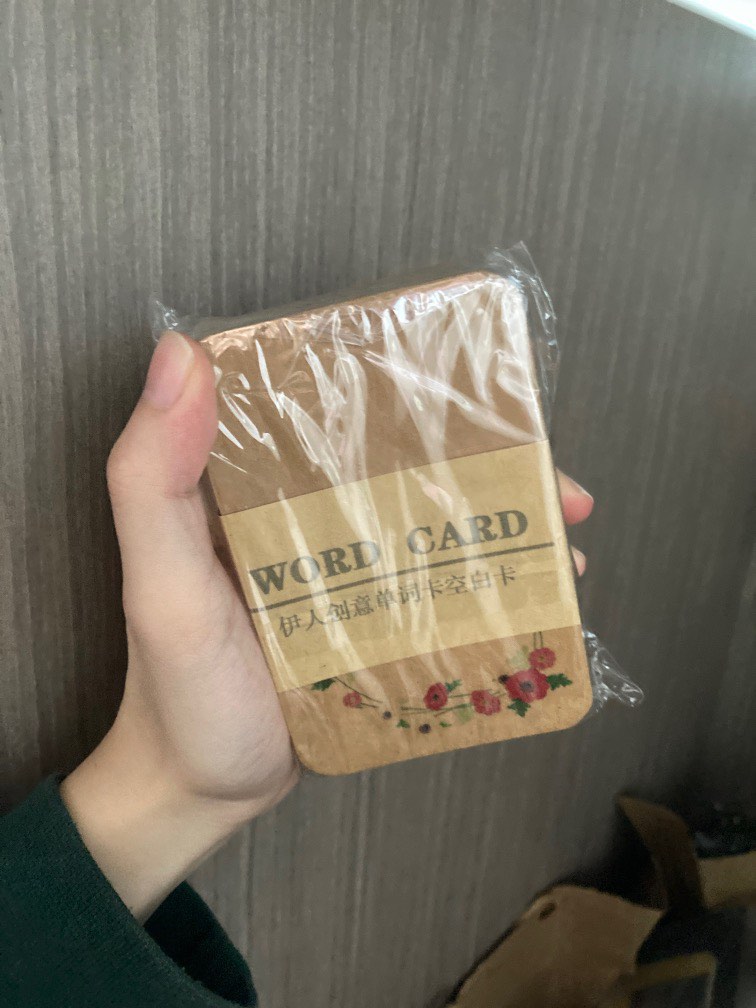 Blank word cards, Hobbies & Toys, Stationery & Craft, Stationery ...