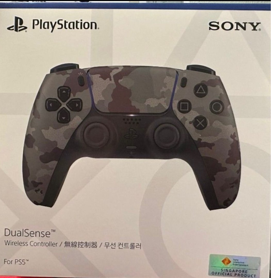 BNIB sealed PS5 Dualsense Controller Camo (Local Set), Video Gaming ...