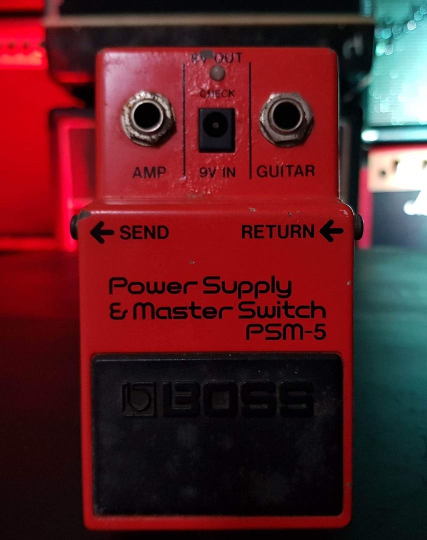 Boss Power Supply & Master Switch (Used) (With Velcro) (2), Hobbies ...