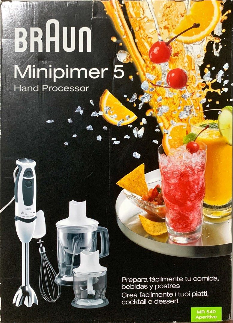 Braun Blender MultiQuick 5, TV & Home Appliances, Kitchen Appliances ...