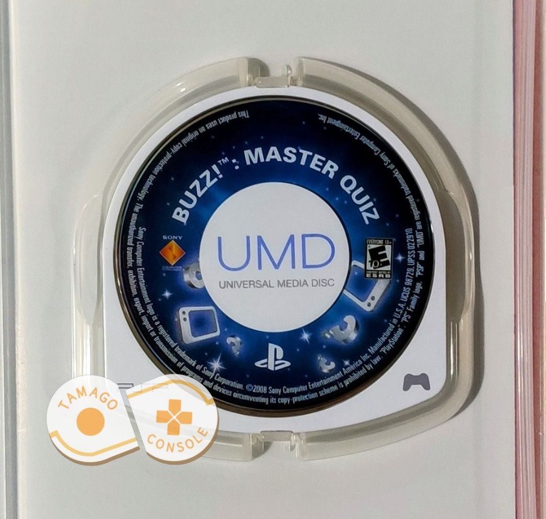 Buzz! Master Quiz - [PSPGame] [NTSC / ENGLISH Language] [CIB / Complete ...
