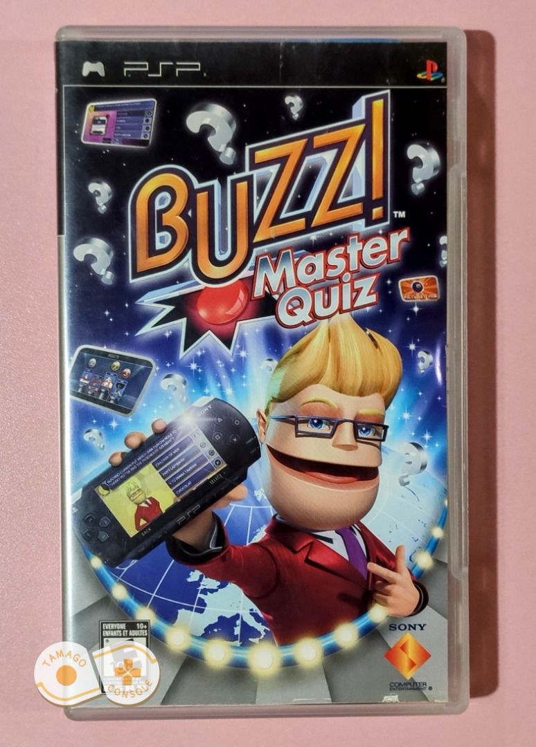 Buzz! Master Quiz - [PSPGame] [NTSC / ENGLISH Language] [CIB / Complete ...
